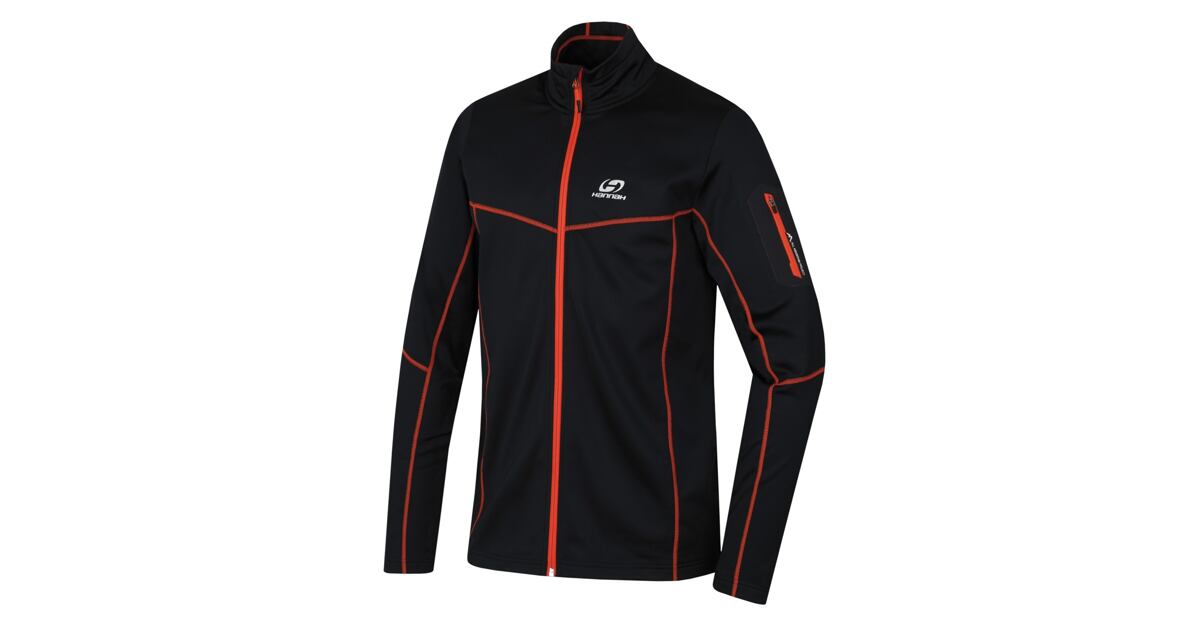 Pánská mikina HANNAH TILLER, anthracite (orange) - Hannah