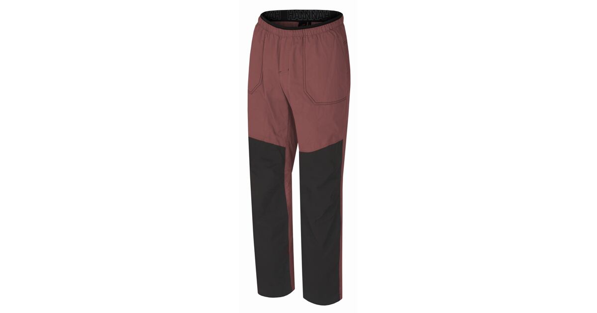 Pánské kalhoty HANNAH BLOG, marsala/anthracite - Hannah